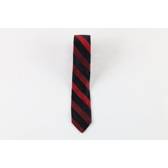 Vintage | Accessories | Vtg 5s 60s Rockabilly Silk Striped Color Block ...